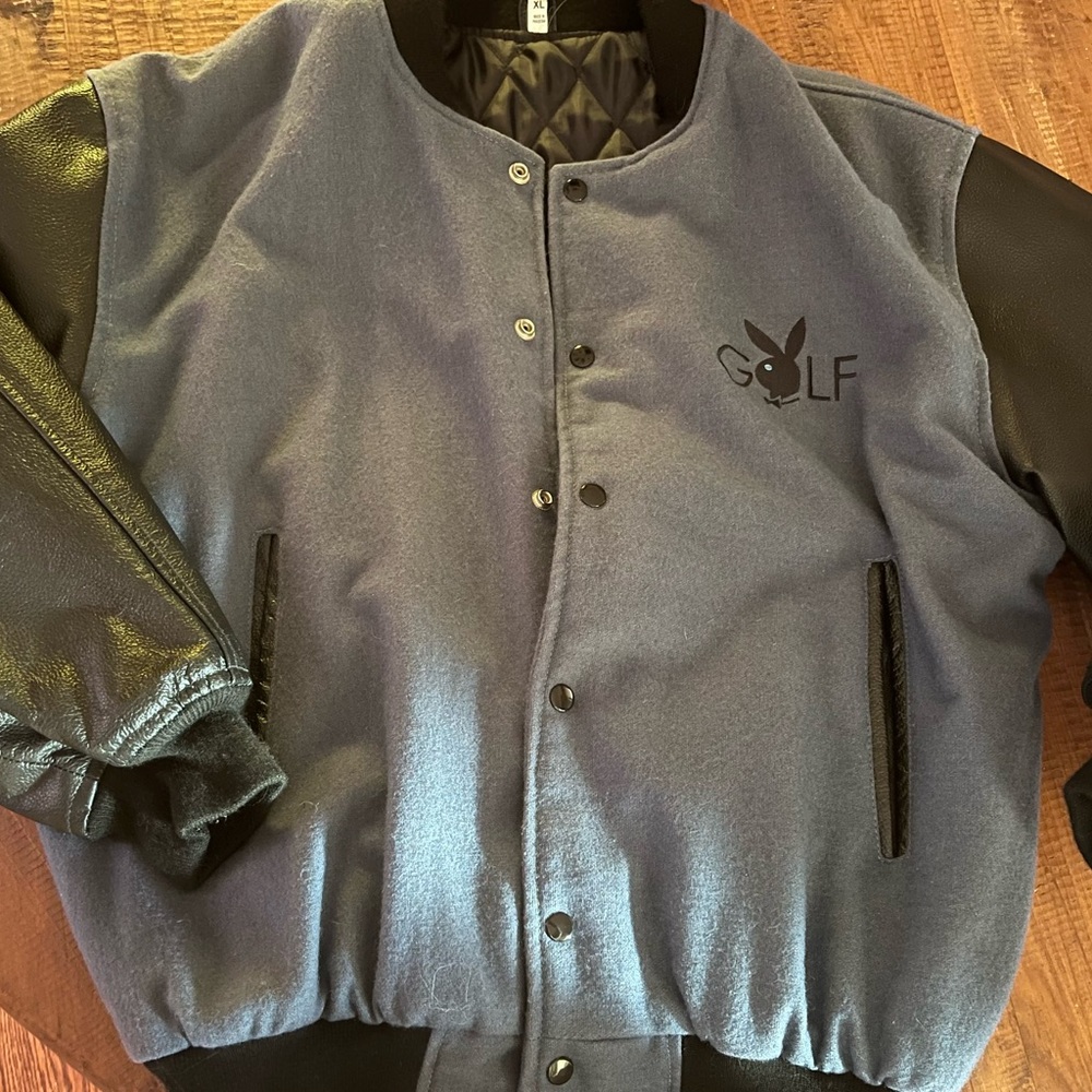 **Rare **Authentic Playboy Golf Varsity Jacket - Gem